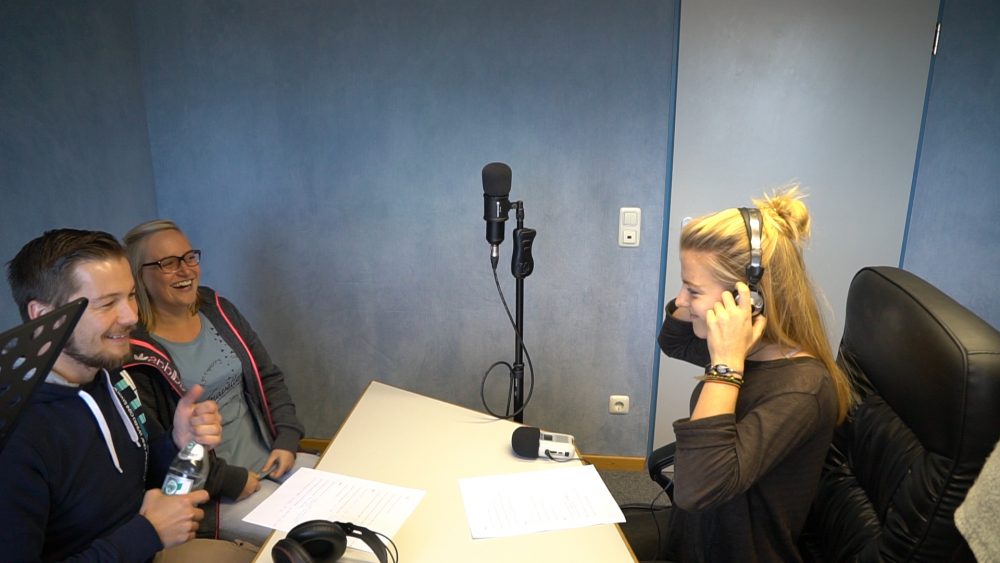 Unser erstes Interview im Radio